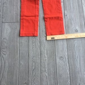 Zara | Pants & Jumpsuits | Zara Womens Rust Red Slim Fit Jeans Pant ...